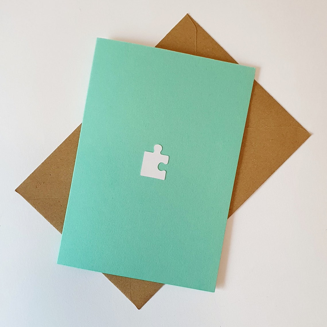 Puzzle Piece Pop-up Card - Animated Jigsaw Puzzle Greeting Card - Etsy