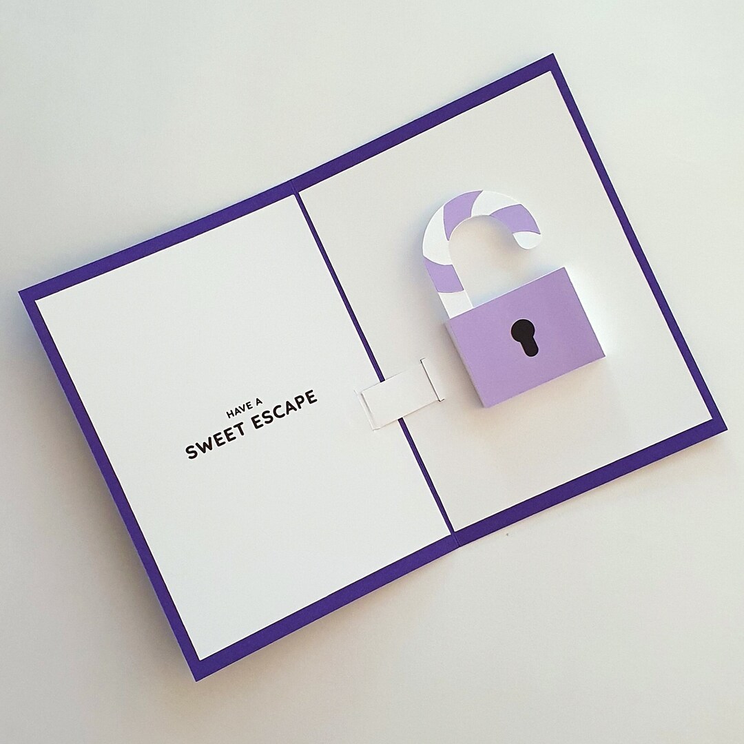 Escape Room Pop-up Cards PACK OF 10 Sweet Escape Escape Room Inspired ...