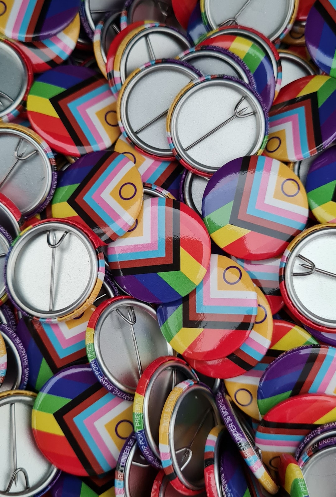 Bulk Pride Pins (intersex Inclusive) Badges 25mm/1inch - Etsy