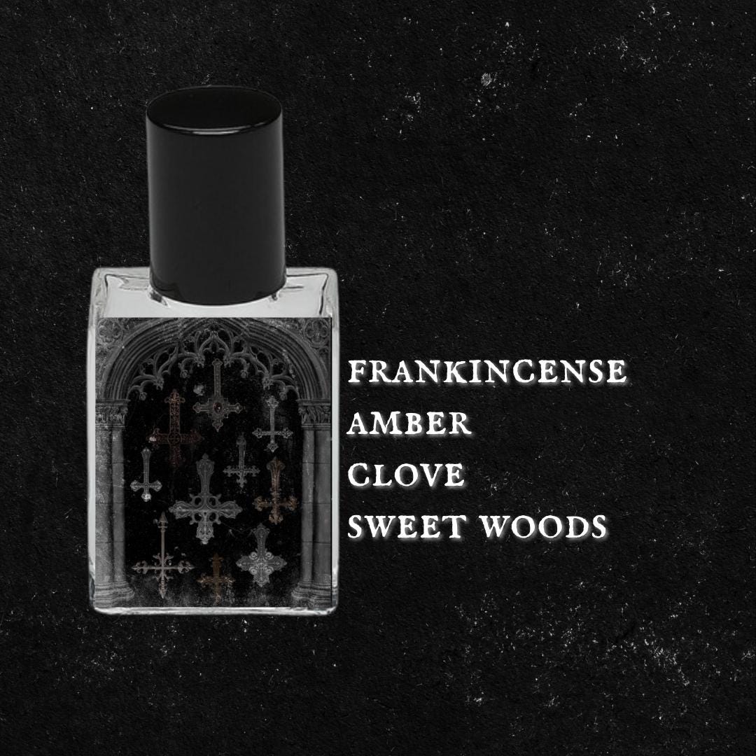 CATHÉDRALE // Frankincense, Amber Resin, Clove, Smoking Woods ...