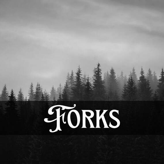 FORKS // Rainy Forest Fog Damp Oakmoss Sandalwood Vanilla | Etsy