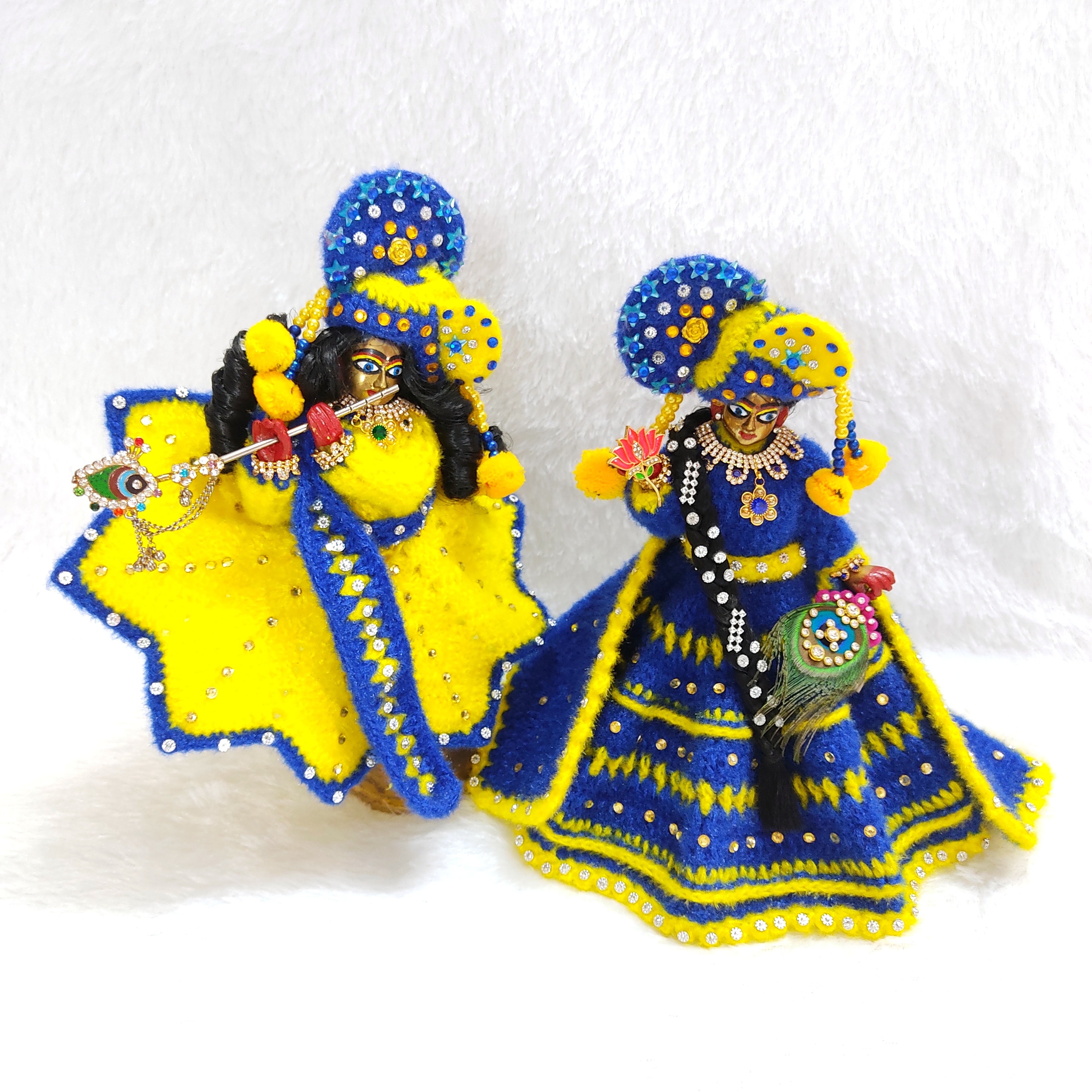 Radha Krishna Dress, Radha Krishna Winter Dress, Krishna Winter Dress ...
