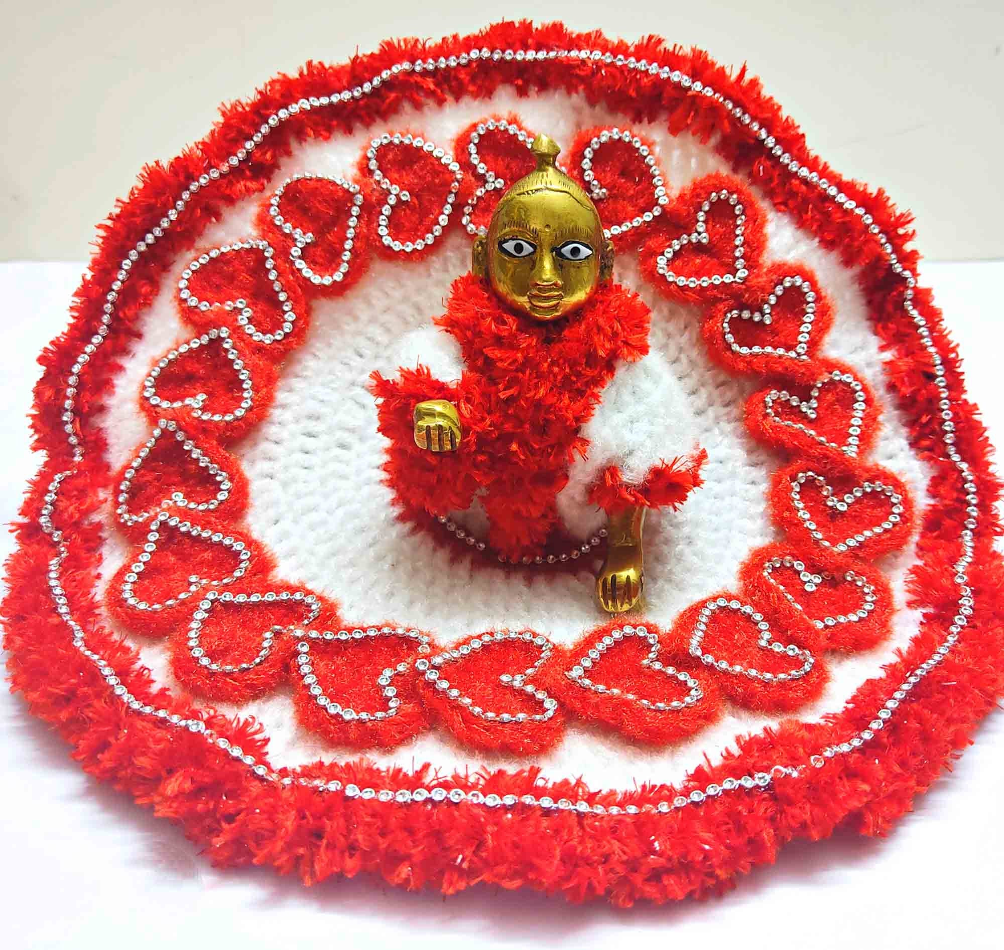 Handmade Woolen Laddu Gopal Dress, Winter Outfit - Etsy