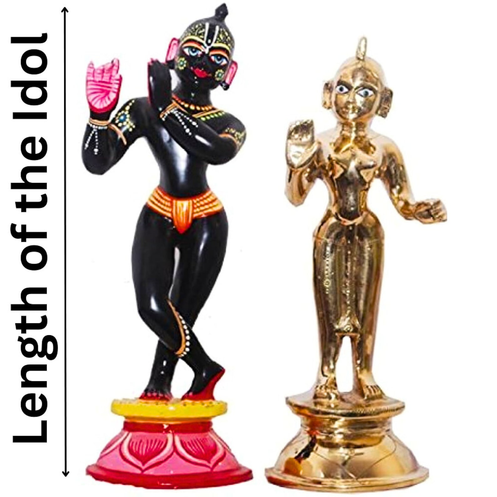 Standing Krishna Dress - Lord Krishna Poshak Outfit, Krishna Clothes ...