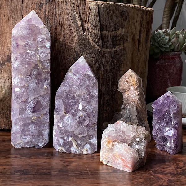 Raw Amethyst Crystal - Etsy