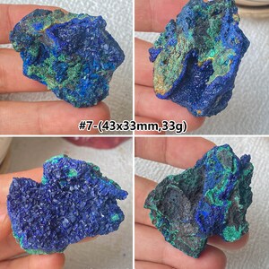 Azurite Crystal Cluster , Natural Azurite Specimen , Home Decoration ...