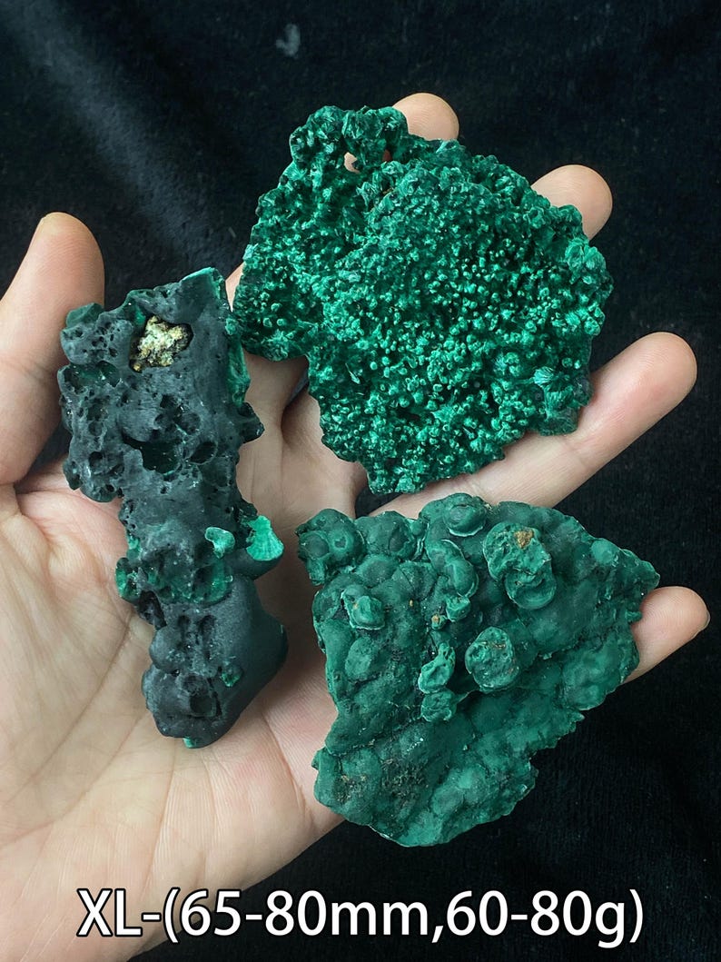Natural Fibrous Velvet Malachite Minerals Gemstones , Fibrous Velvet ...