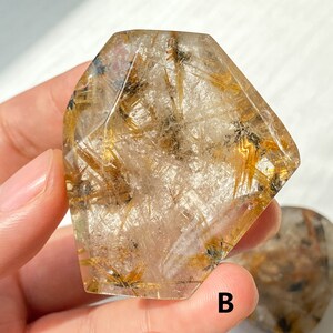 Rutilated Quartz Freeform , Titanium Rutilated Quartz Crystal Pendant ...