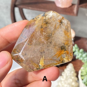 Rutilated Quartz Freeform , Titanium Rutilated Quartz Crystal Pendant ...