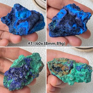 Azurite Crystal Cluster , Natural Azurite Specimen , Home Decoration ...
