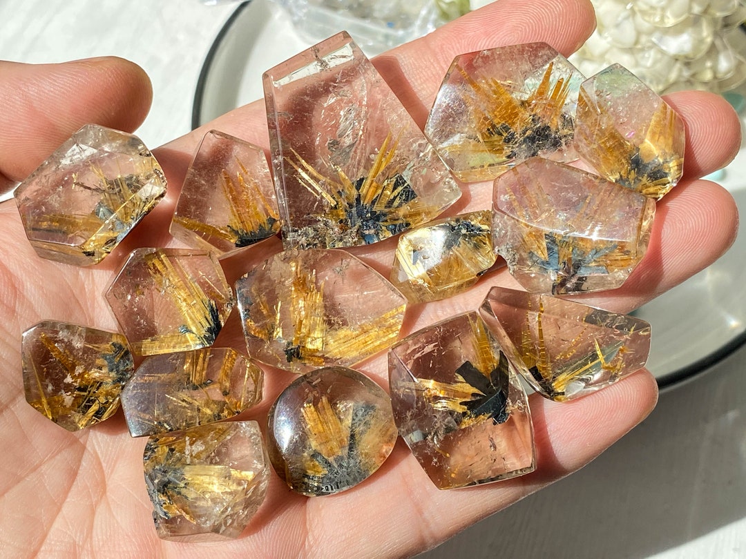 Titanium Crystal Rutilated Freeform Pendant , Crystal Collection ...