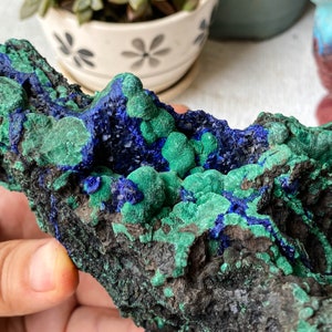 Azurite Crystal Cluster , Natural Azurite Specimen From Congo ,home ...