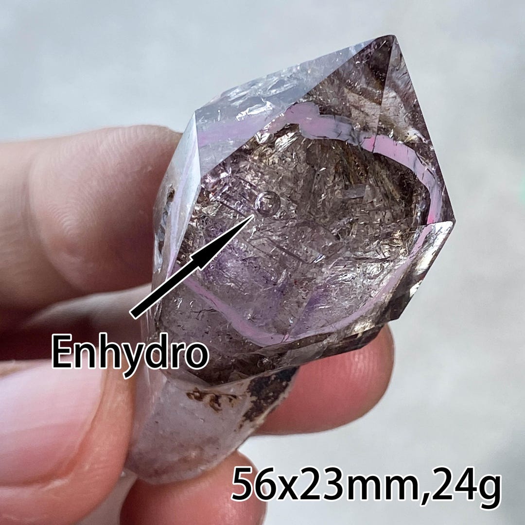 Super Seven Enhydro Freeform Scepter, Crystal Wand , Easily Visible ...