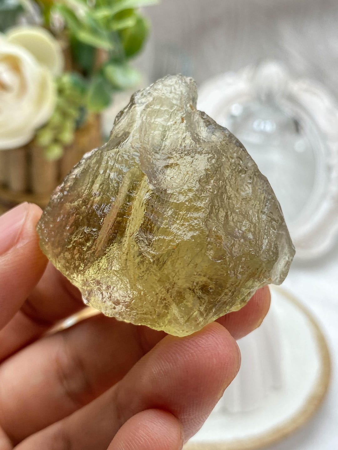 Natural Yellow Libyan Desert Glass Meteorite , Rare Golden Tektite ...