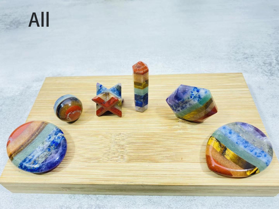 Chakra Tower , Chakra Sphere , Chakra Worry Stone , Chakra Hexagon ...