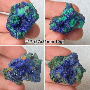 Azurite Crystal Cluster , Natural Azurite Specimen , Home Decoration ...