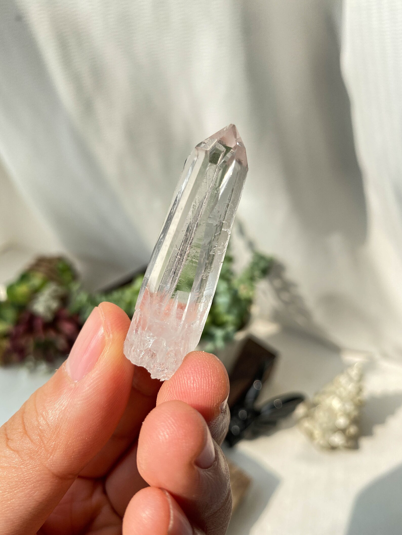 Natural Sirius Quartz Wand Point , Metaphysical Crystals , Crystal ...