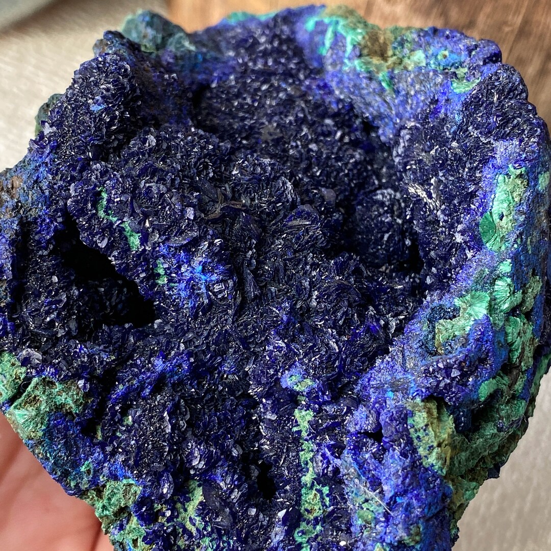 Azurite Crystal Cluster , Natural Azurite Specimen , Home Decoration ...