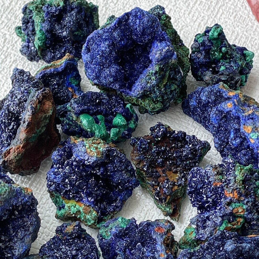 Natural Azurite Specimen , Crystal Gift ,rare Raw Crystal , Energy ...