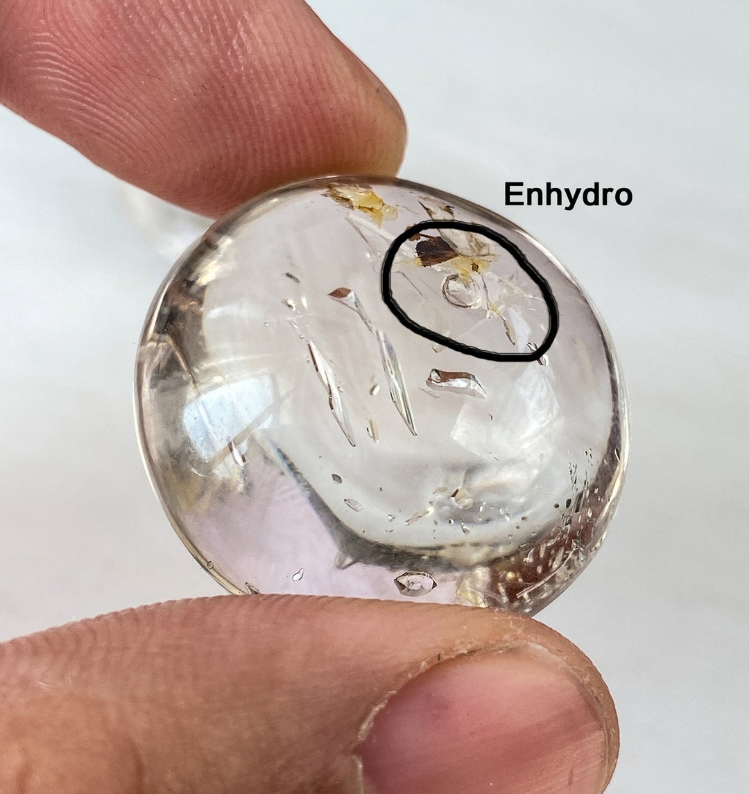 Beautiful and Unique Enhydro Pendant , Amazing Enhydro Tumble With ...