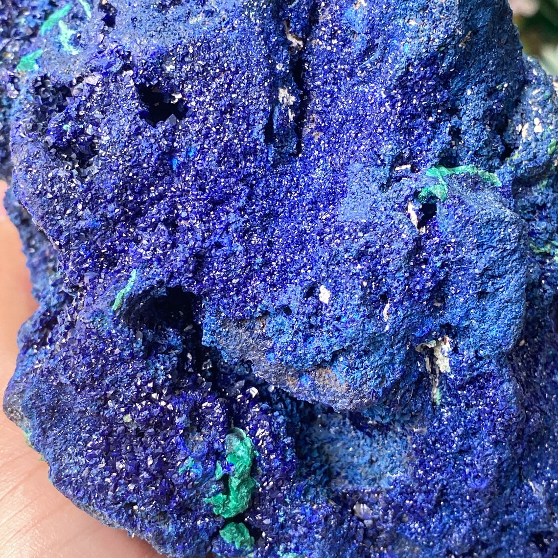 Azurite Crystal Cluster: Natural Malachite Specimen, Home Decor - Etsy