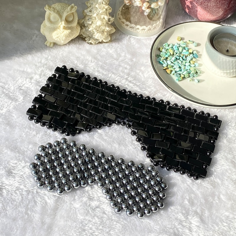 Black Eye Mask Crystal - Etsy UK