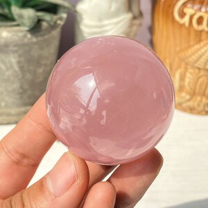 High Quality Rose Quartz Ball Sphere , Pink Crystal Sphere Ball , Rose ...