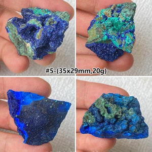Azurite Crystal Cluster , Natural Azurite Specimen , Home Decoration ...