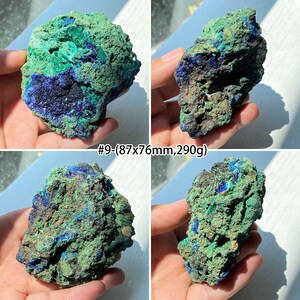 Azurite Crystal Cluster , Natural Azurite Specimen , Home Decoration ...