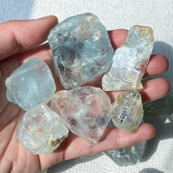 Rough Blue Topaz - Etsy