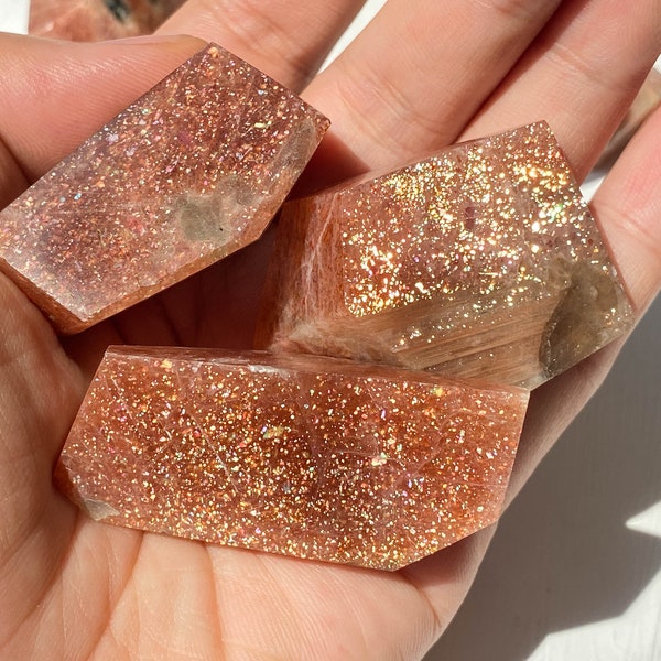 Genuine Sunstone - Etsy