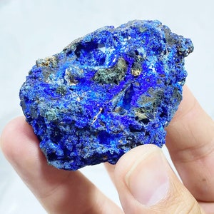 Azurite Crystal Cluster Natural Azurite Specimen Home - Etsy