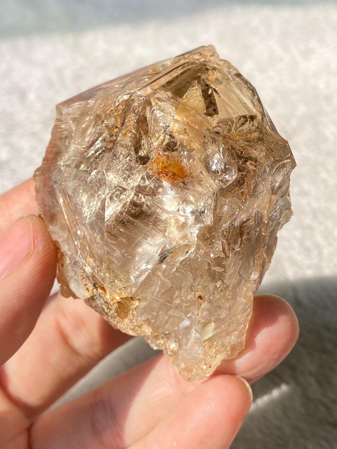 Phantom Skeletal Fenster Quartz - Rare Ghost & Window Crystal ...