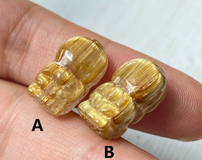 Titanium Rutile Pixiu , Natural Golden Rutilated Quartz Crystal Pixiu ...