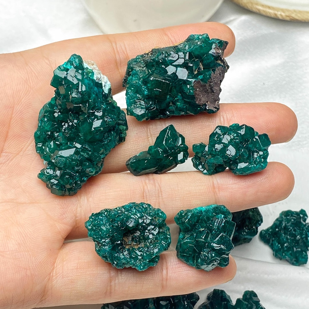 Stunning Green Dioptase , Mineral Specimens From Congo, Dioptase ...