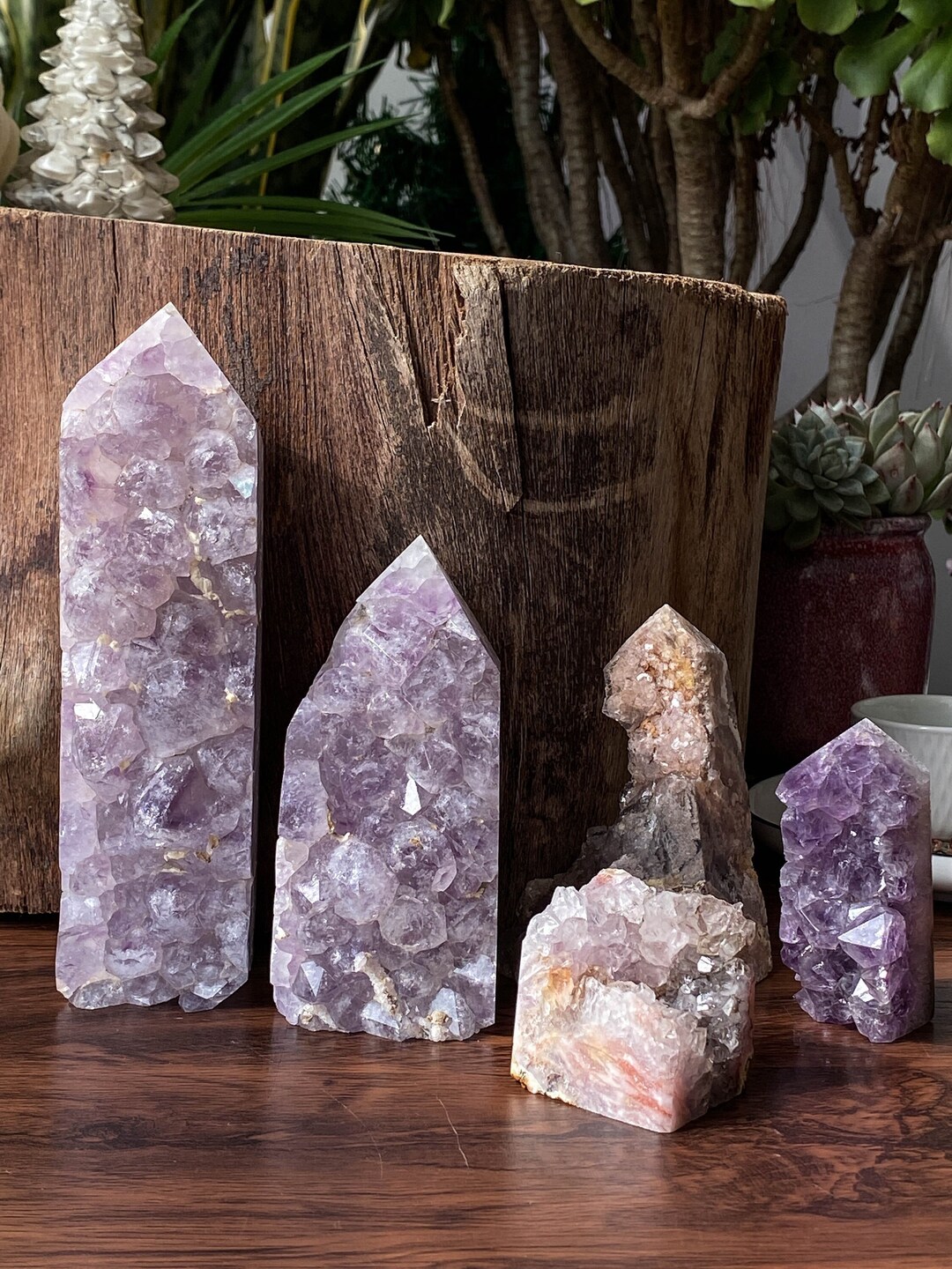 Raw Amethyst Crystal Cluster Tower , Bulk Crystals , Amethyst Quartz ...