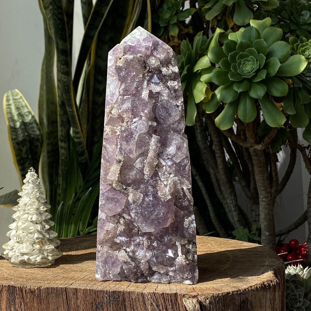 Huge Raw Amethyst Crystal Cluster Tower , Bulk Crystals , Amethyst ...