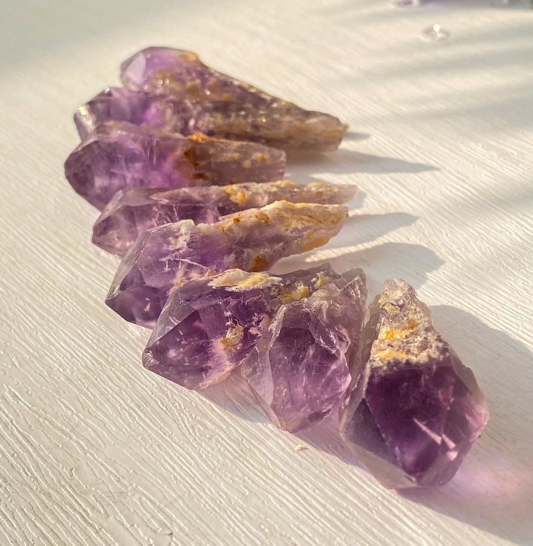Raw Rough Amethyst Root , Single Point Crystal , Natural Amethyst ...