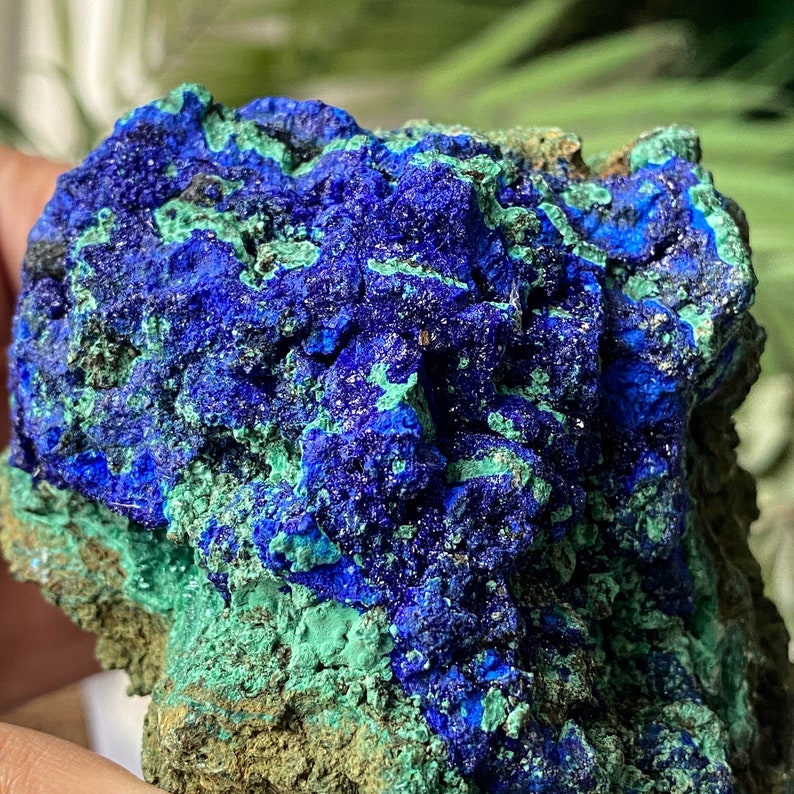 Natural Azurite Specimen , Crystal Gift ,rare Raw Crystal , Energy ...