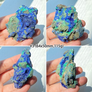 Azurite Crystal Cluster , Natural Azurite Specimen , Home Decoration ...