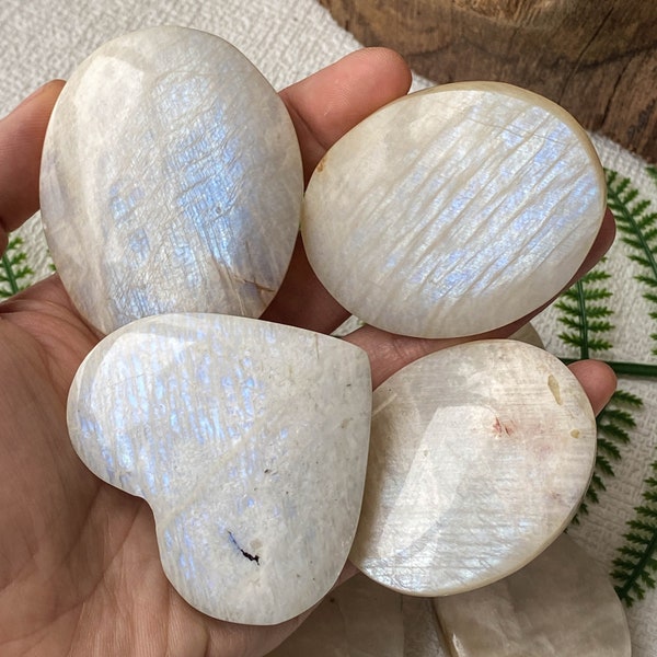 Moonstone Heart - Etsy