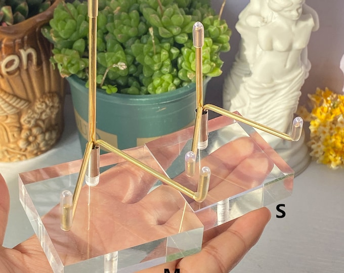 Clear Acrylic Square Display Stand for Crystal and Mineral Specimens ...