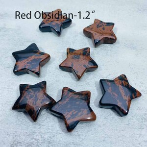 Natural Star Gemstone , Crystal Carving Five-pointed Star , Hand Carved ...