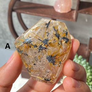 Rutilated Quartz Freeform , Titanium Rutilated Quartz Crystal Pendant ...