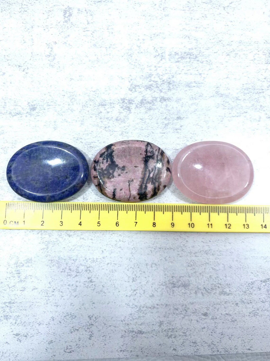 Crystal Worry Stone , Natural Gemstone Worry Stone , Hand Carved Palm ...
