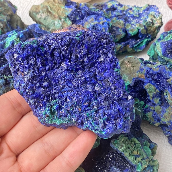 Raw Azurite - Etsy