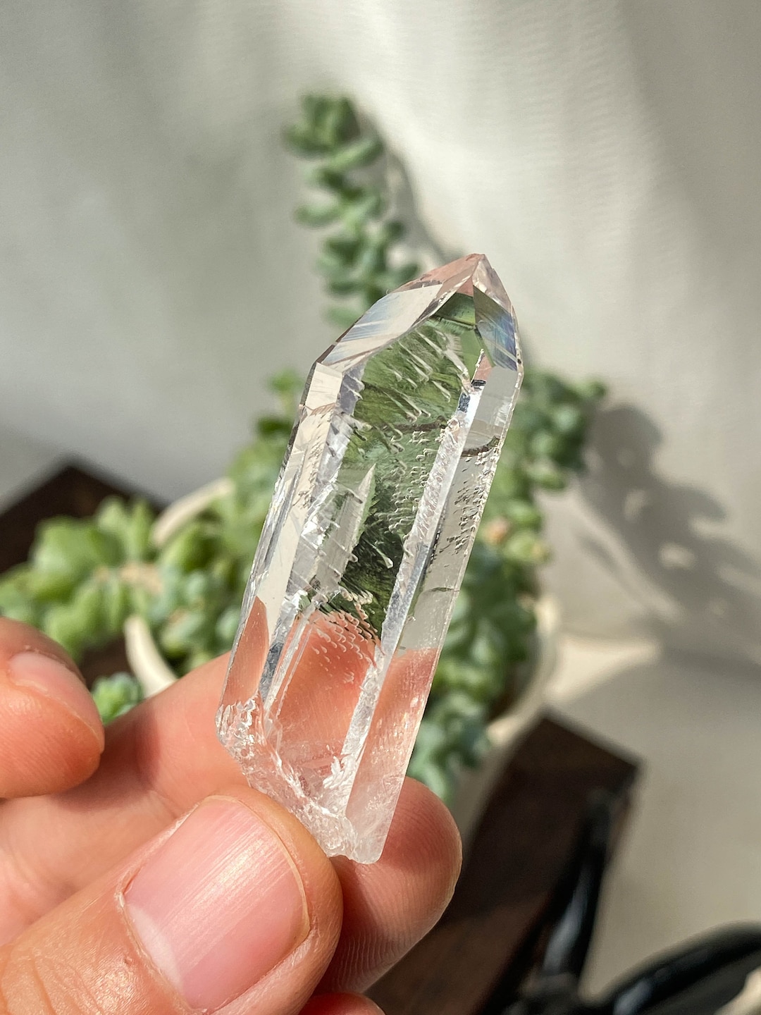 Natural Sirius Quartz Wand Point , Energy Crystal Gift , Natural Sirius ...