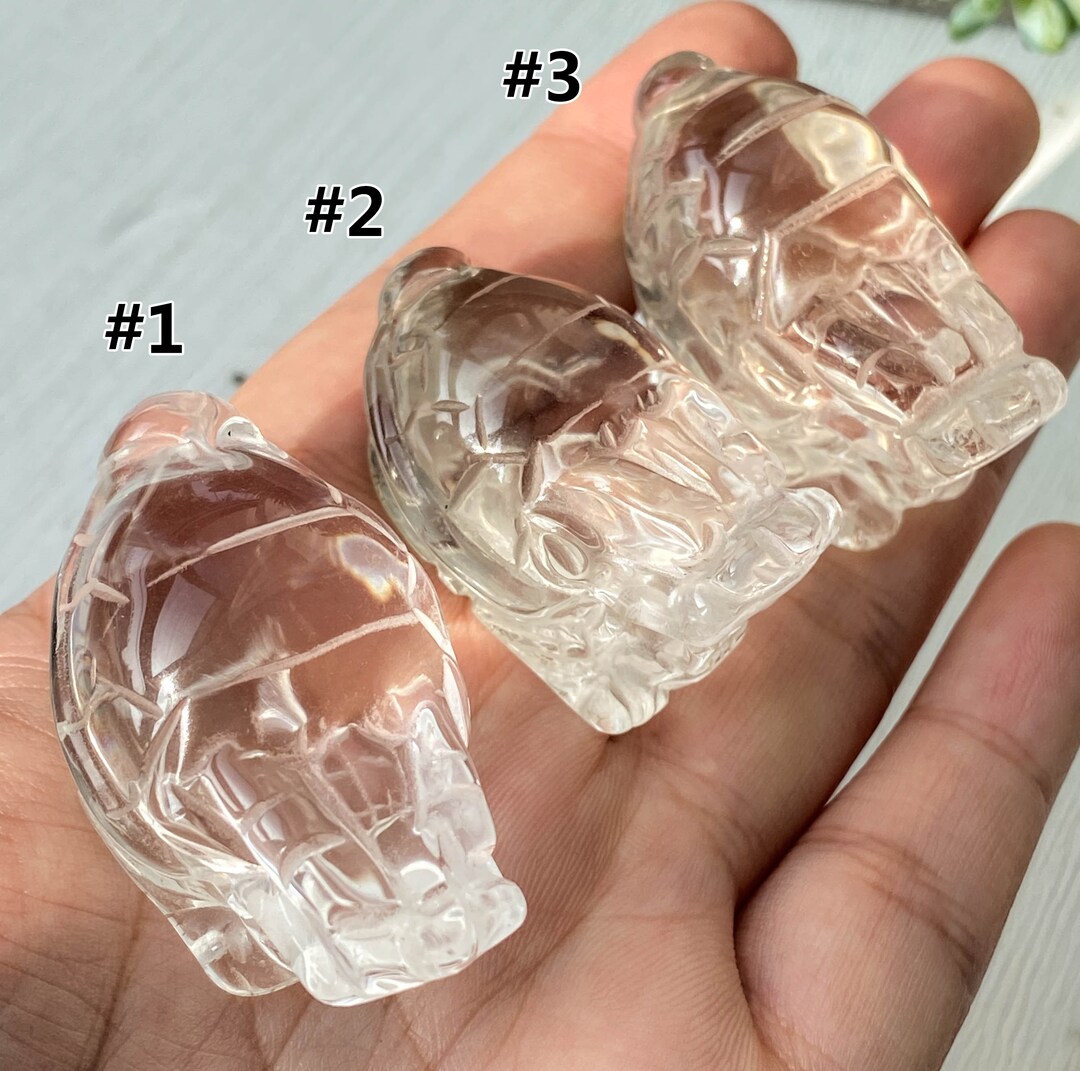 Natural Clear Quartz Dragon Turtle , Crystal Carving Sculpture ...