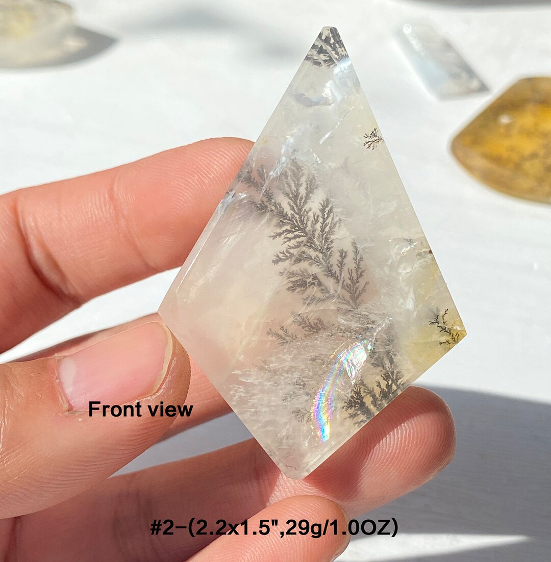 Dendritic Quartz Gemstone Pendant Freeform , Golden Healer and ...