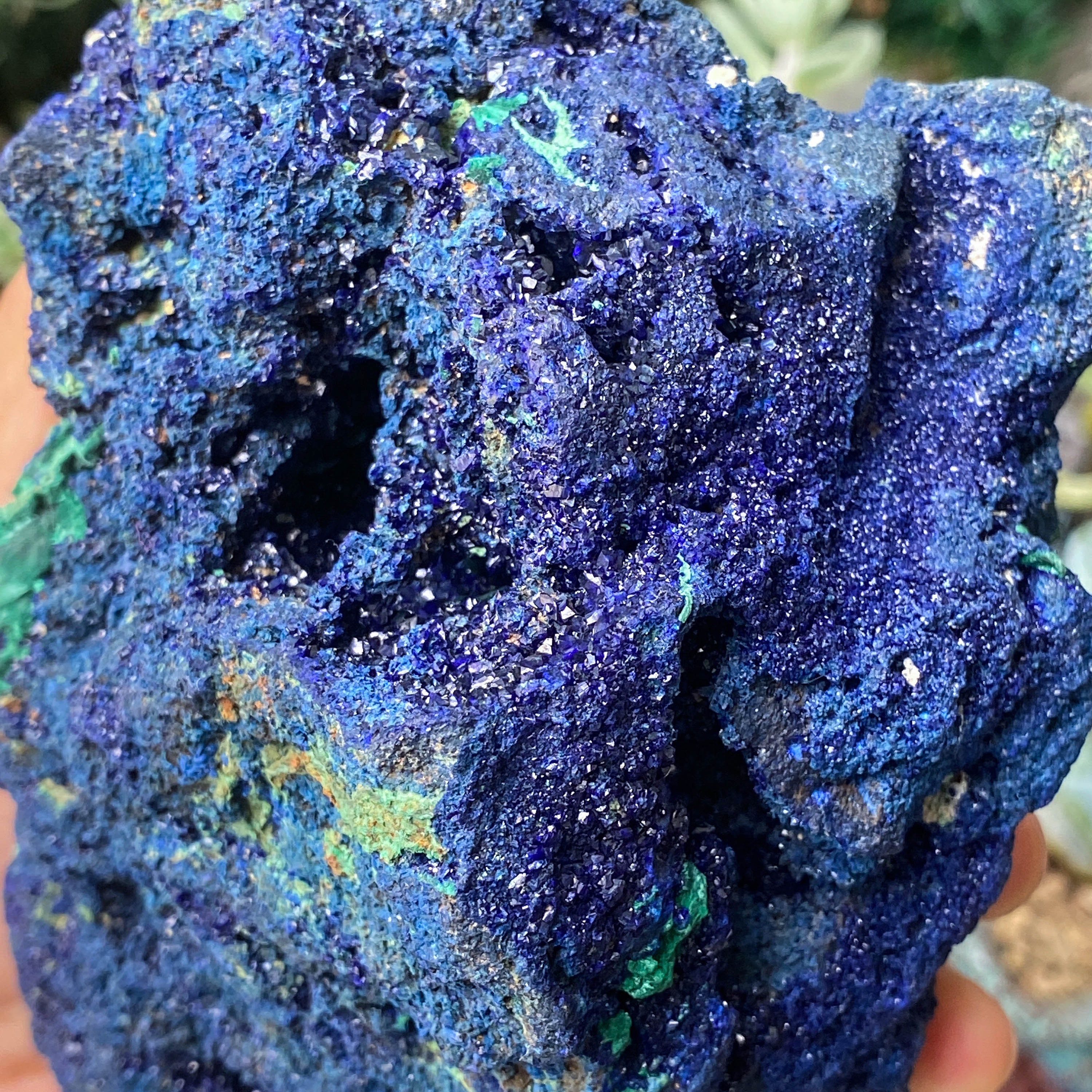 Azurite Crystal Cluster: Natural Malachite Specimen, Home Decor - Etsy